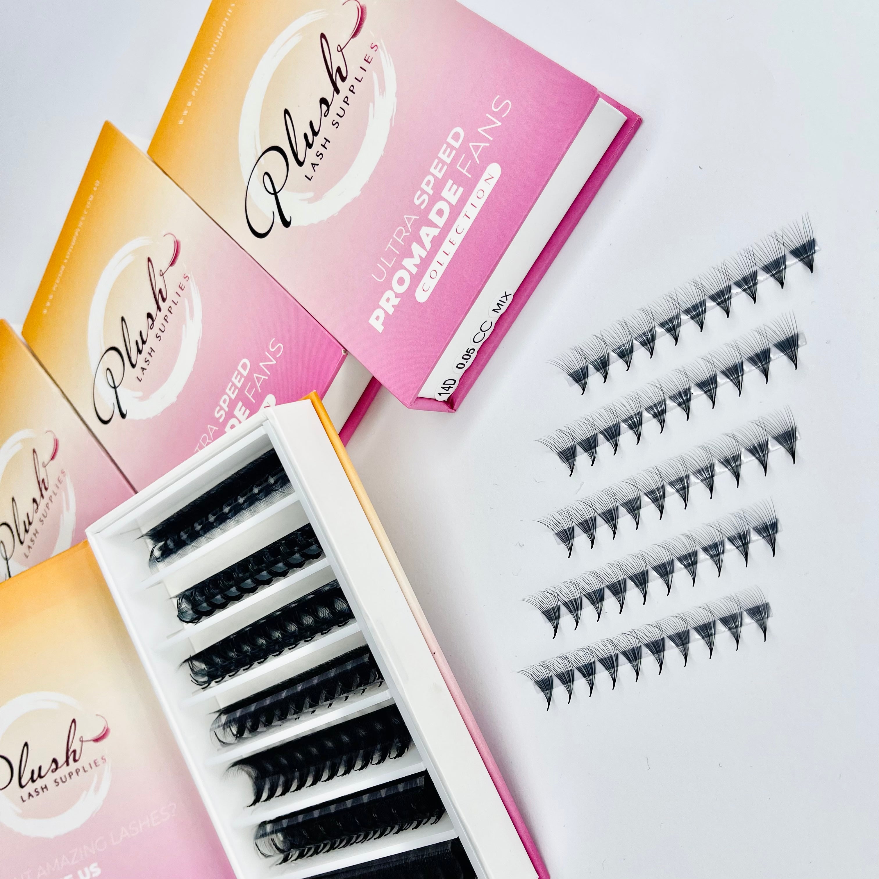 Mix 14D Ultra Speed | Pro-Made Fans | 1000 Fans – Plush Lash Supplies