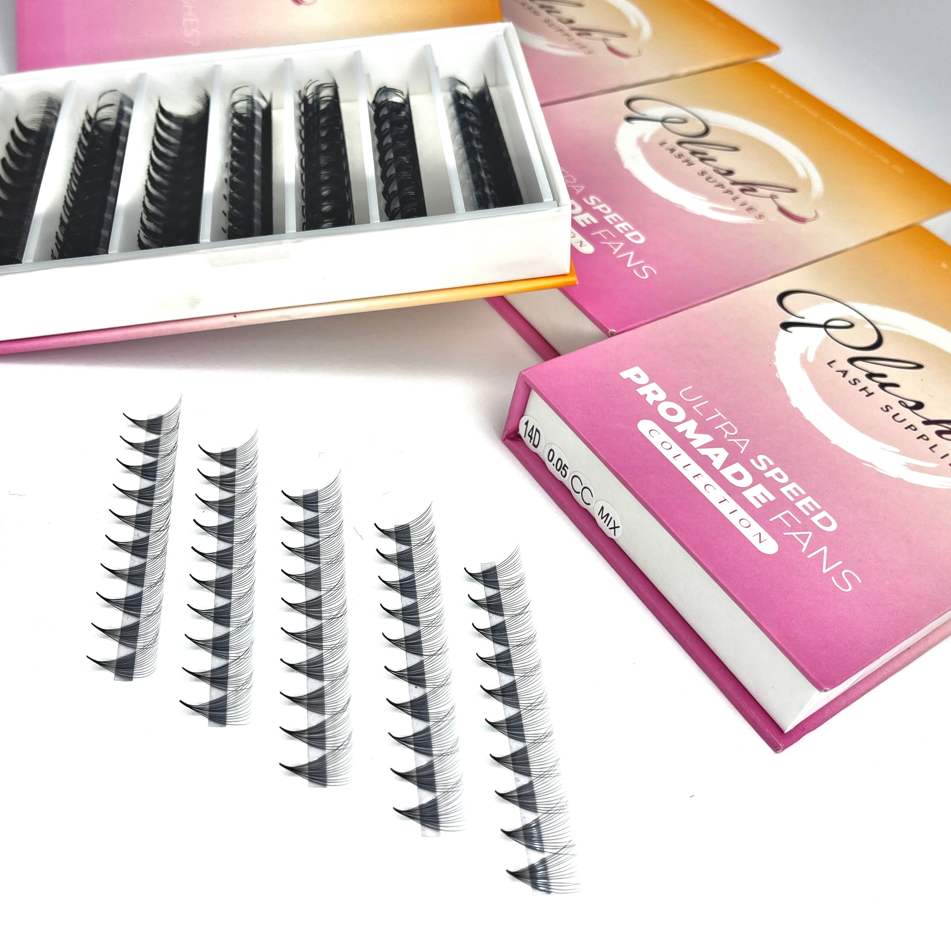 Mix 14D Ultra Speed | Pro-Made Fans | 1000 Fans – Plush Lash Supplies
